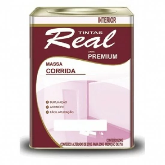 REAL MASSA CORRIDA BRANCO 25KG